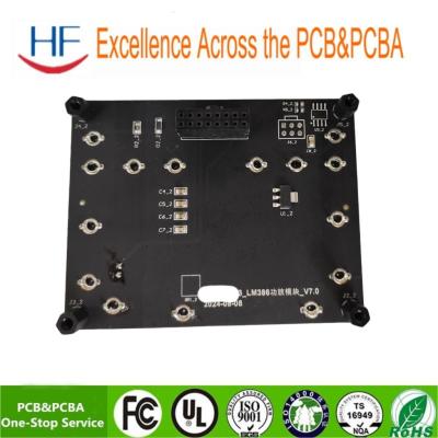 Cina Maschera di saldatura nera 2 strati PCB per il sistema educativo di comunicazione in vendita