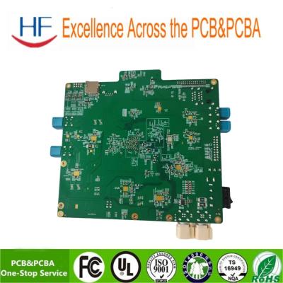 Cina 4 strati 1.6mm assemblaggio PCB elettronico con maschera di saldatura verde AOI e prova a raggi X PCBA per dispositivi di rete in vendita