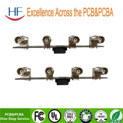 Cina Assemblaggio di PCB a 4 strati FR4 con maschera di saldatura nera e finitura superficiale HASL PCBA per laboratorio online in vendita
