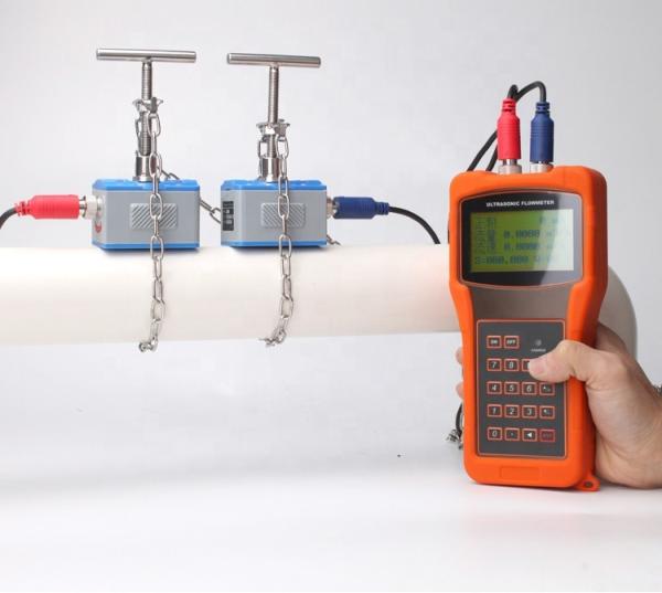 Quality Clamp-On Handheld Ultrasonic Sensor Water Sewage Flow Meter Liquid Ultrasonic for sale