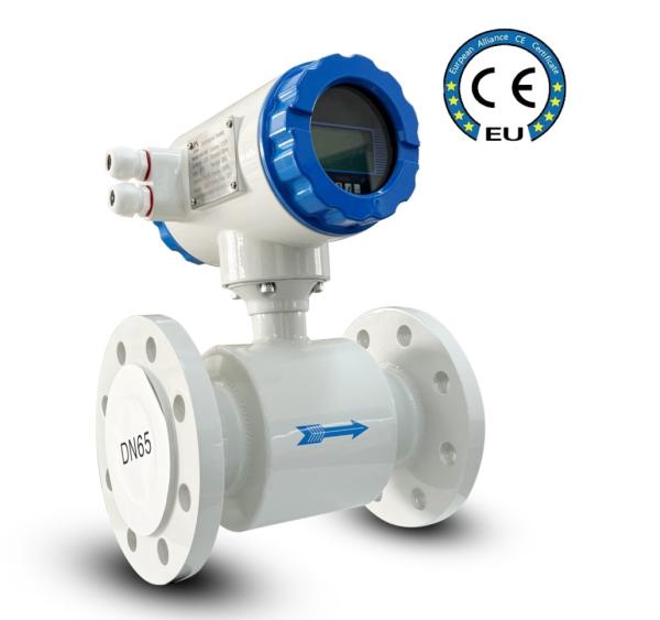 Quality 2inch Electromagnetic Flow Meter With 24VDC Modbus for Irrigation Solid for sale