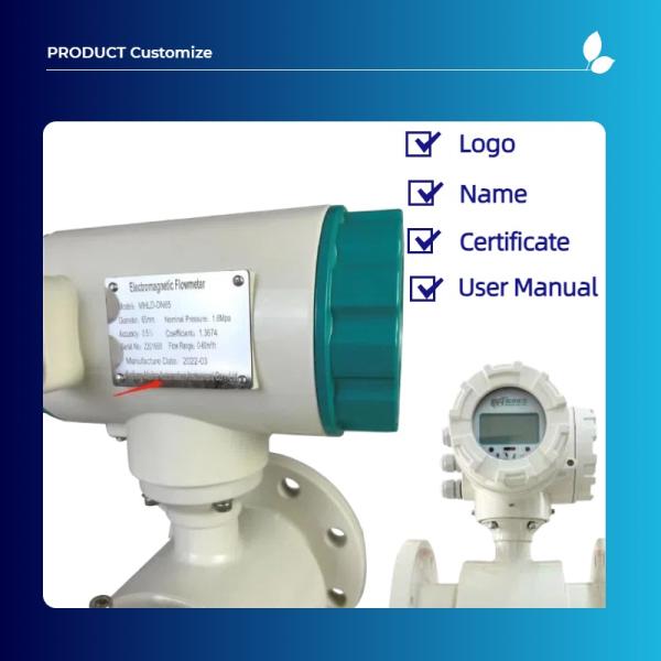 Quality 2inch Electromagnetic Flow Meter With 24VDC Modbus for Irrigation Solid for sale