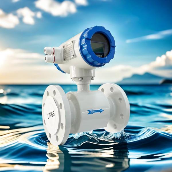 Quality 2inch Electromagnetic Flow Meter With 24VDC Modbus for Irrigation Solid for sale