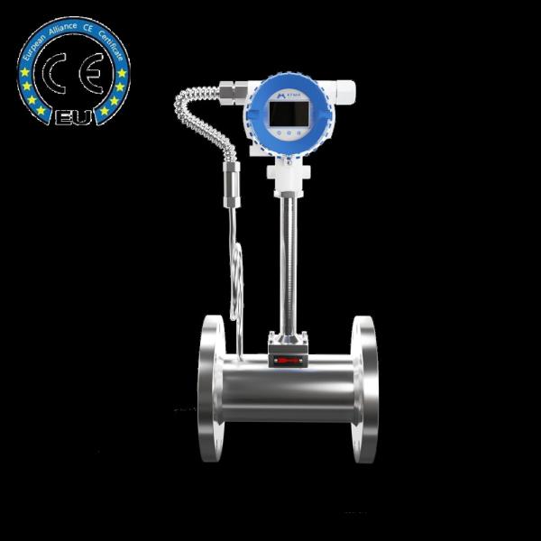 Quality Oxygen Flow Meter Lpg Flow Meters RS485 High Temperature LUGB Vortex Flowmeter for sale