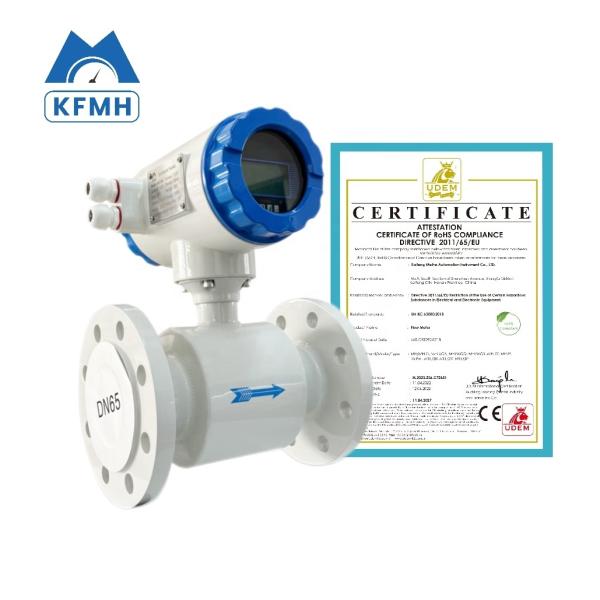Quality WiFi-enabled Digital Liquid Sanitary Flow Meter OEM Customizable Electronic Water Flow Sensor for sale