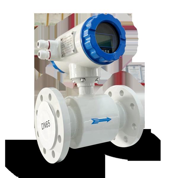 Quality High Accuracy Seawater Sanitary Milk Beer Liquid Electromagnetic Flow Meter for sale