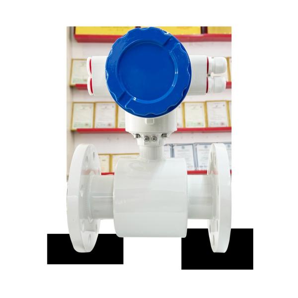 Quality High Accuracy Seawater Sanitary Milk Beer Liquid Electromagnetic Flow Meter for sale