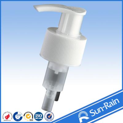 Cina pompa da sinistra a destra della lozione della struttura della plastica di 28mm per la bottiglia della lozione in vendita