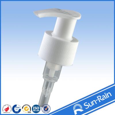 Cina pompa di plastica della lozione del cosmetico di 24mm con chiusura costolata in vendita