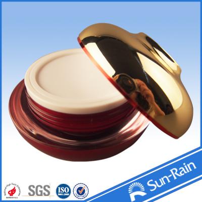 中国 15g 30g 50g の一等級の贅沢なアクリルのプラスチック クリームは丸型を震動させます 販売のため