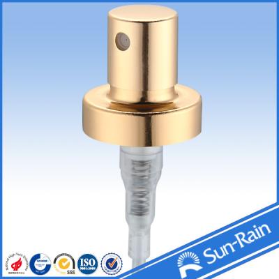 China Bright gold metal Perfume Pump Sprayer / metal crimp sprayer for perfume for sale