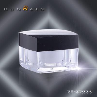 China Glass empty Plastic Cosmetic Jars SR- 2305 cosmetic containers and jars for sale