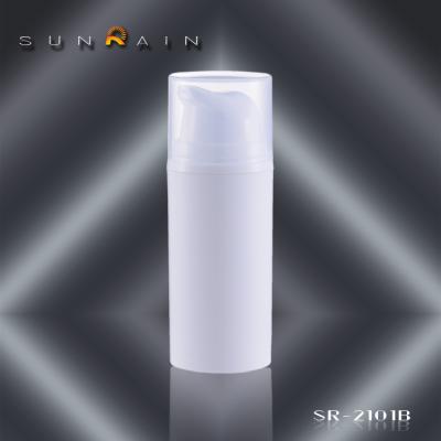 中国 プラスチック帽子、SR - 2101Bが付いている空気のないポンプびんを包む化粧品 販売のため