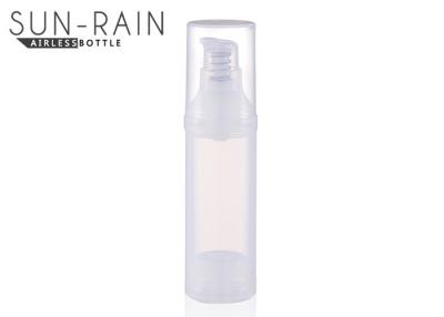 Cina SR-2111A ha personalizzato la bottiglia d'imballaggio cosmetica della pompa senz'aria dei pp con la pompa di plastica in vendita
