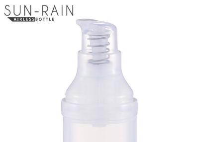 Cina SR-2111A ha personalizzato la bottiglia d'imballaggio cosmetica della pompa senz'aria dei pp con la pompa di plastica in vendita
