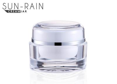 中国 アクリルPMMAの円形の空の化粧品はプラスチック構造の容器15ml 30ml SR-2302Aを震動させます 販売のため