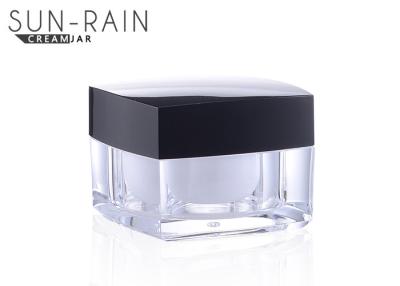 China SUNRAIN PMMA vacian los tarros plásticos 15ml 30ml 50ml SR-2305A del cosmético en venta