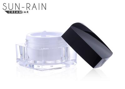 China SUNRAIN PMMA vacian los tarros plásticos 15ml 30ml 50ml SR-2305A del cosmético en venta
