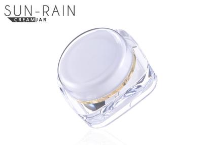Cina Barattolo acrilico rotondo dei barattoli cosmetici di plastica su ordinazione di colore per uso SR-2382 di cura di pelle in vendita