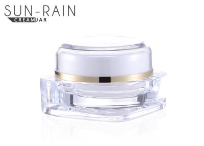 Cina Barattolo acrilico rotondo dei barattoli cosmetici di plastica su ordinazione di colore per uso SR-2382 di cura di pelle in vendita