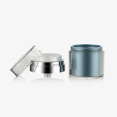 Cina Barattoli senz'aria riutilizzabili acrilici doppi della crema della bottiglia per crema in vendita