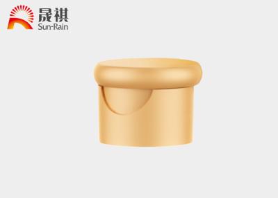 China Ribbed 24/410 Round Plastic Bottle Cap Cosmetic Packaging Flip Top Cap for sale
