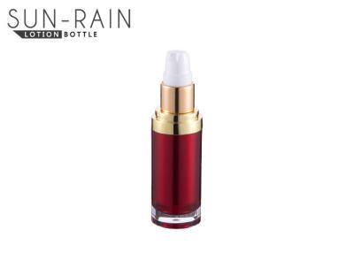 China De rode luxe van lotionflessen om de roomfles van het kruikgezicht met PMMA Materiële SR-2280A Te koop