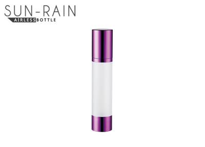 中国 50mlヘッド帽子SR-2108Jによって包む空気のないポンプびんのプラスチック化粧品 販売のため