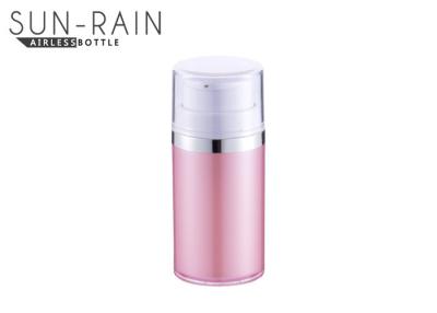 China Garrafa cosmética mal ventilada cor-de-rosa da loção da garrafa que empacota 15ml 30ml 50ml SR-2356 à venda