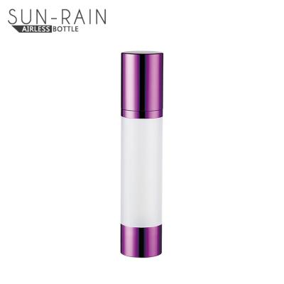 Cina Bottiglie cosmetiche su ordinazione senz'aria classiche di plastica della pompa di dimensione SR-2108J di colore della bottiglia 30ml della pompa in vendita