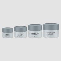China Mono material Double Wall Replaceable Cream Jar PP Refillable Jar Container for sale