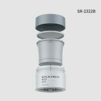 China Mono material Double Wall Replaceable Cream Jar PP Refillable Jar Container for sale