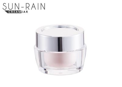China Botella interna colorida SR-2393A de los tarros cosméticos plásticos de acrílico dobles 15ml de la pared en venta