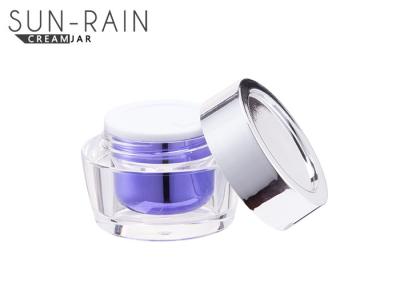 China Botella interna colorida SR-2393A de los tarros cosméticos plásticos de acrílico dobles 15ml de la pared en venta