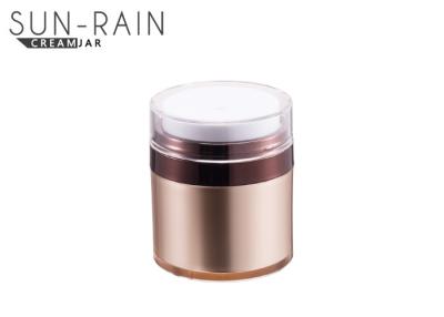China Las tapas de acrílico vacian los tarros y los envases plásticos 15g 30g 50g SR2157 del tarro poner crema cosmético en venta