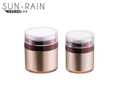 China Las tapas de acrílico vacian los tarros y los envases plásticos 15g 30g 50g SR2157 del tarro poner crema cosmético en venta