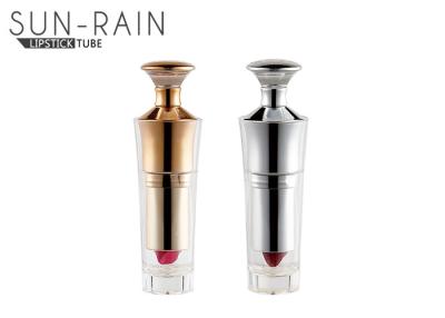 Cina Protettore di plastica rotondo del labbro che imballa i chiari tubi SM001 del rossetto dell'oro in vendita