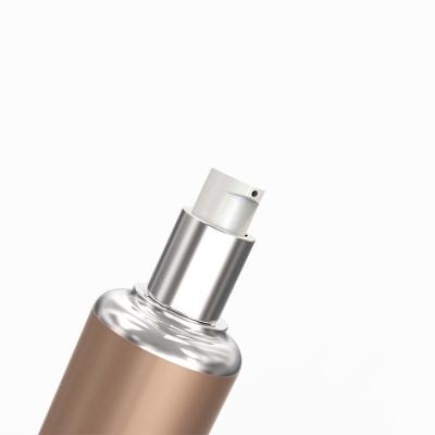 China Luxury MS ALU materials 15ml 30ml 50ml cosmetic skincare packaging plastic lotion bottle for sale