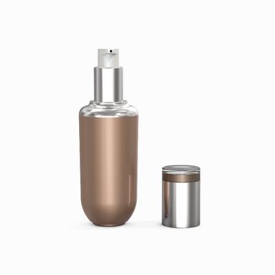 China Luxury MS ALU materials 15ml 30ml 50ml cosmetic skincare packaging plastic lotion bottle for sale