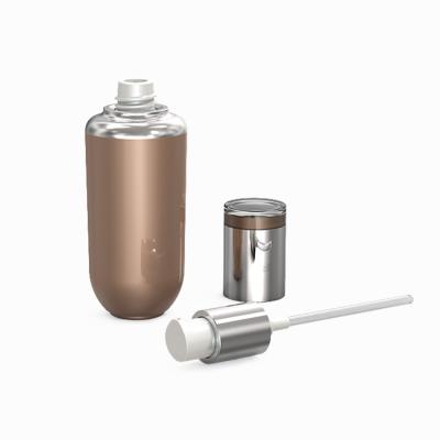 China Luxury MS ALU materials 15ml 30ml 50ml cosmetic skincare packaging plastic lotion bottle for sale