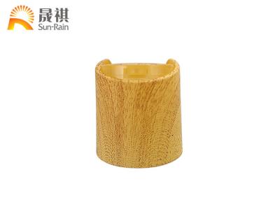 China Water Transfer Lid PP Screw Cap Wooden Lids Plastic Press Cap SR202A for sale