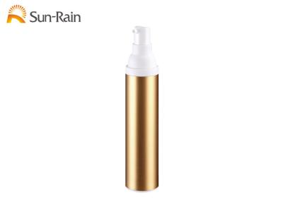 Cina Ricicli i contenitori senz'aria della bottiglia 30ml 50ml 80ml della pompa nel colore Sr2109 dell'oro in vendita