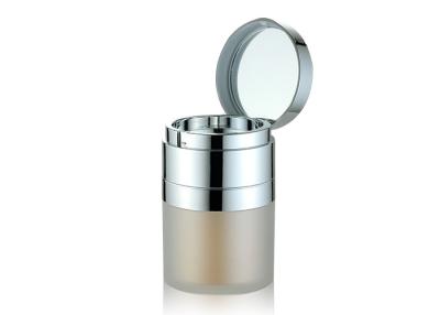 China Acryl Ronde Plastic Kosmetische ABS van de Kruiken Dubbele Muur Kraag Kosmetische 30ml Te koop