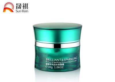 China De acryl Groene 50g-van de de Roomkruik van de Lotionfles Lege Kosmetische Verpakkende Vastgestelde Fles 120ml Te koop