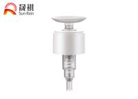 China Oval Push Down Plastic Lockable Nail Pump Makeup Remover Dispenser for sale