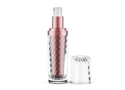 China Frasco luxuoso 30ml 15ml de Diamond Acrylic Cosmetic Bottle And à venda