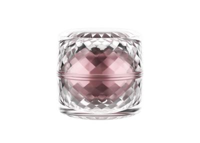 China Frasco luxuoso 30ml 15ml de Diamond Acrylic Cosmetic Bottle And à venda