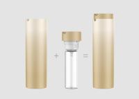 China Abs Double Wall 30ml Refillable Lotion Bottle Recyclable Empty Foundation Bottle for sale