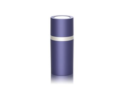 China Custom Double Walled 15ml 30ml 50ml Plastic Round Rotary Airless Bottle for sale