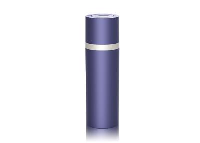 China Custom Double Walled 15ml 30ml 50ml Plastic Round Rotary Airless Bottle for sale
